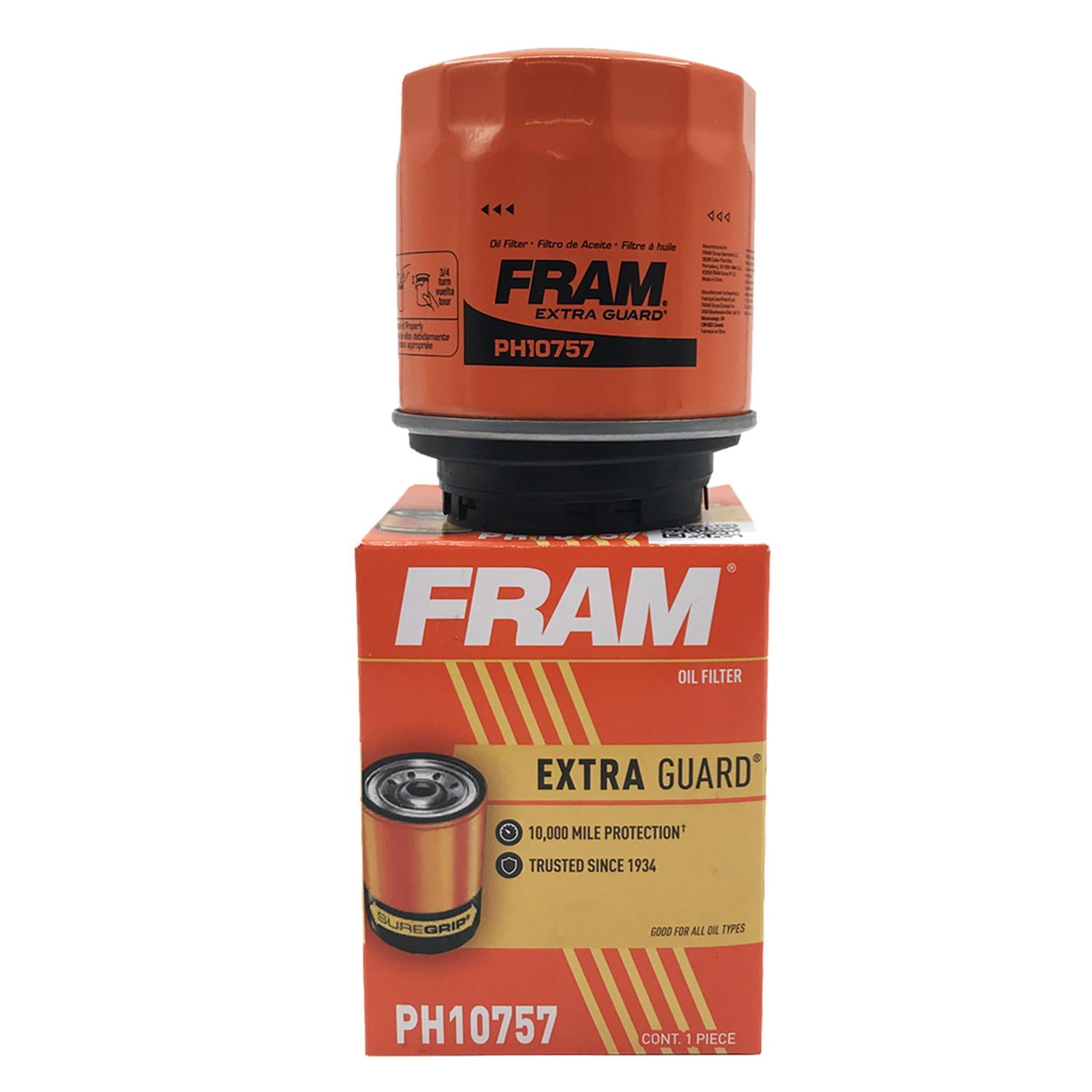 Filtro DE Aceite FRAM Extra Guard PH10757 | Walmart en línea