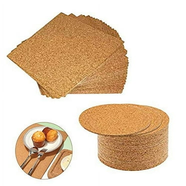 Fancy 10Pcs Self Adhesive Cork Squares, Strong Cork Adhesive Sheets ...