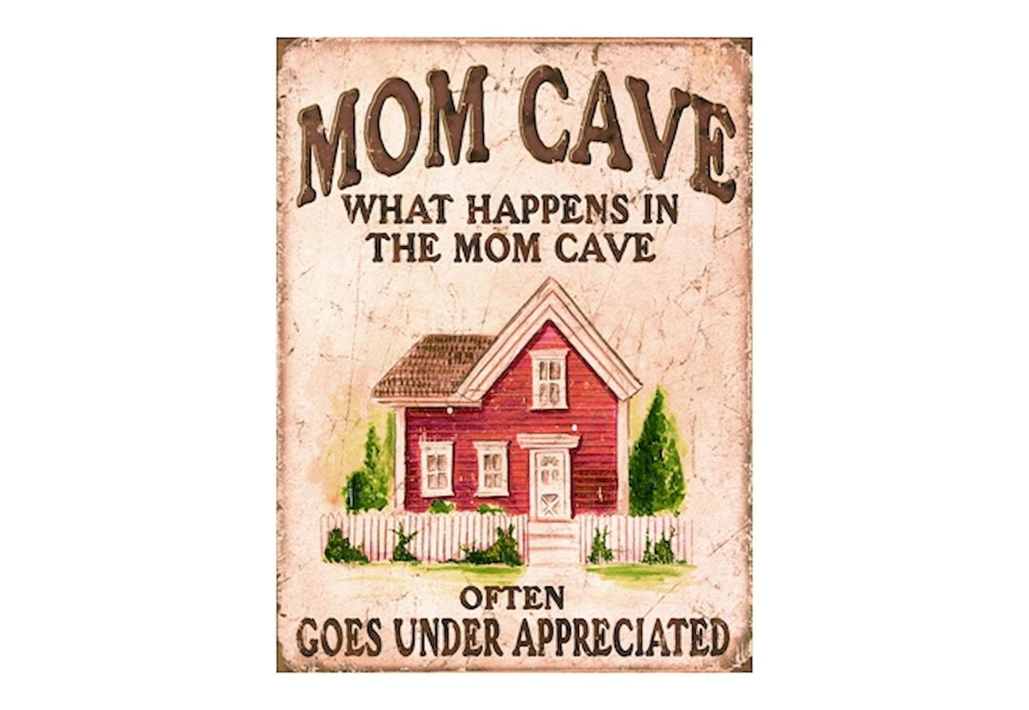 "Mom Cave" Metal Sign - Walmart.com