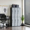 STANI Metal Lockers for Employees，71" Employees Storage Cabinet with ...