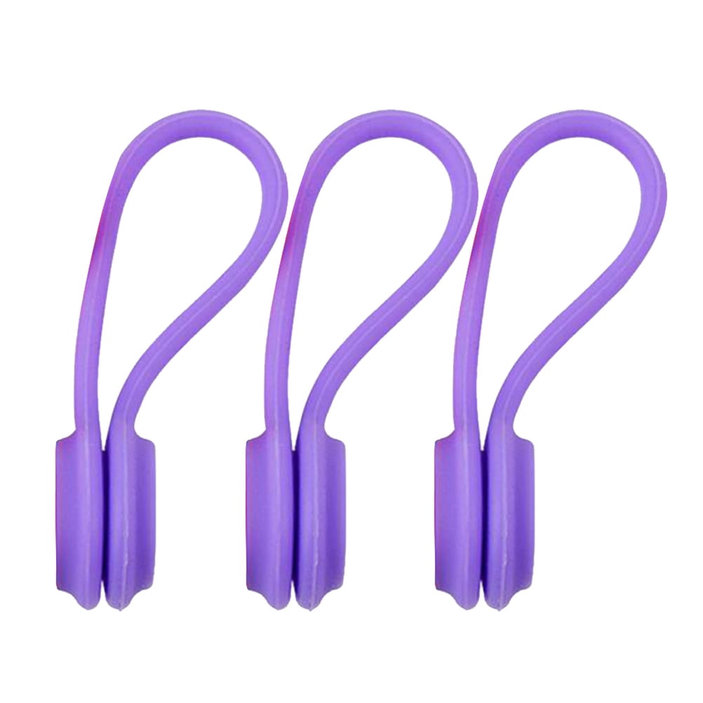 Nuolux Magnetic Ties Cable Clips Tie Holder Wire Silicone Organizer Zip ...