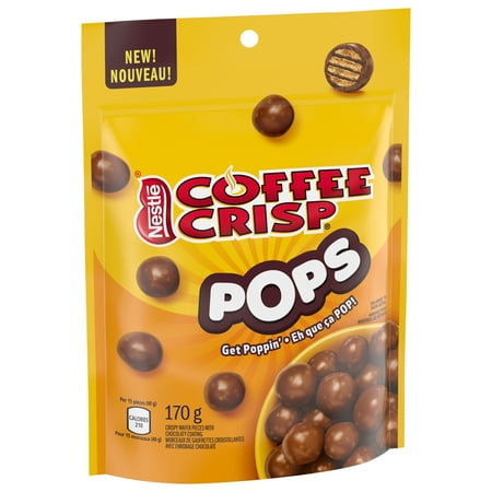 COFFEE CRISP POPS Chocolaty Snacks Pouch 170 g, E-COFFEE CRISP CF CRS ...