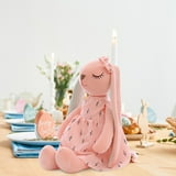 WMGHA Plush Easter Bunny,14" Handmade Huggable Rabbits Couple,Easter ...