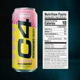 C4 Performance Energy Drink, Strawberry Blast, 12oz, 4 Pack Cans ...
