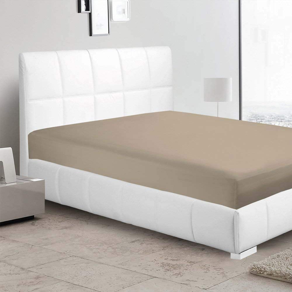 Click here for Alive Pixels Taupe Solid 100 Percent Cotton Fitted... prices