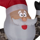 Airblown Inflatable Santa in Camo 7ft tall by Gemmy Industries ...