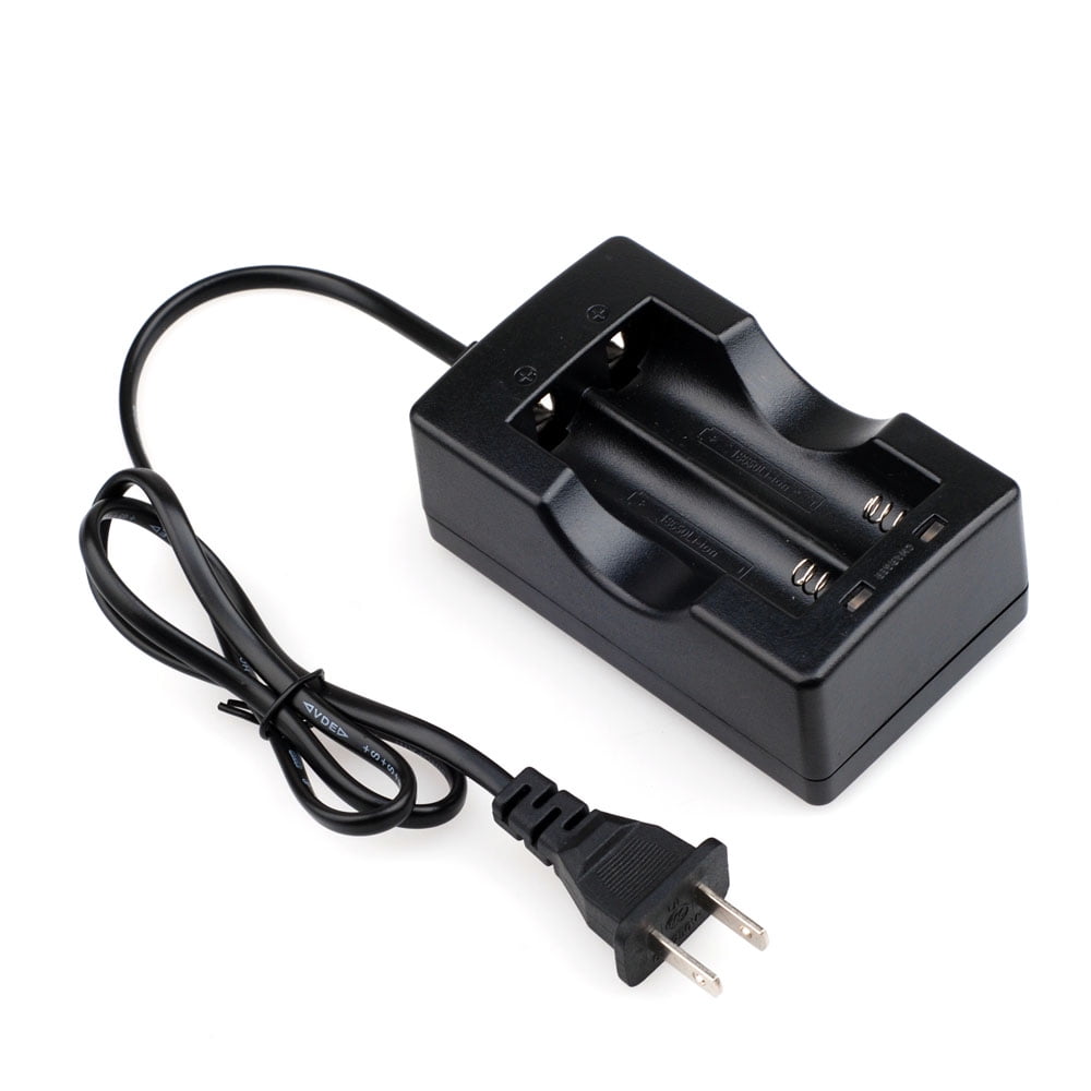 Dual Slot Charger for 3.6v 18650 Li-ion Rechargeable Battery - Walmart.com