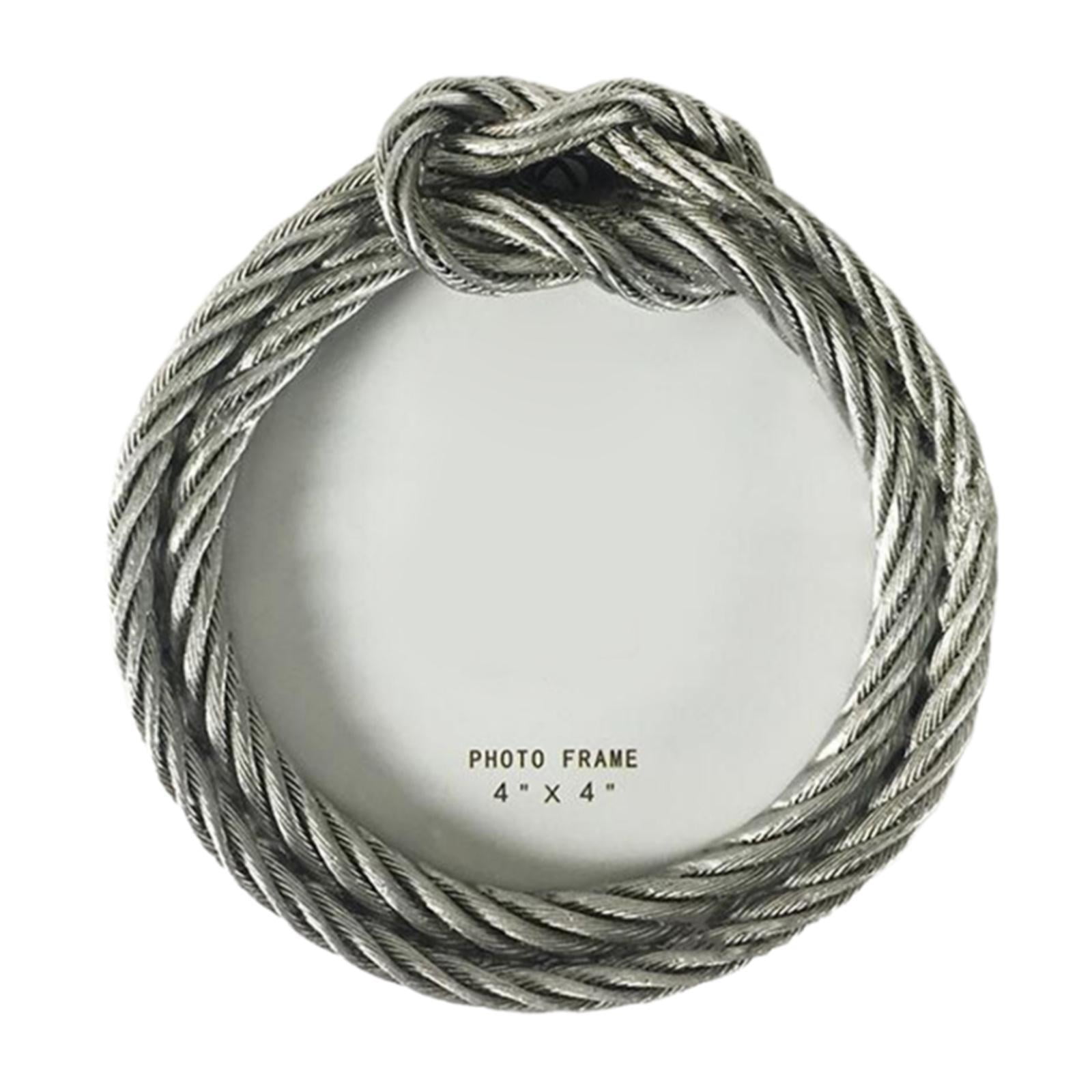 Rope Photo Frame Hemps Rope Props Display for Gallery Garden Birthday ...