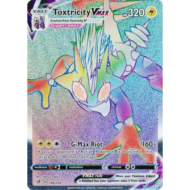 Pokemon Rebel Clash Toxtricity VMAX #196 - Walmart.com
