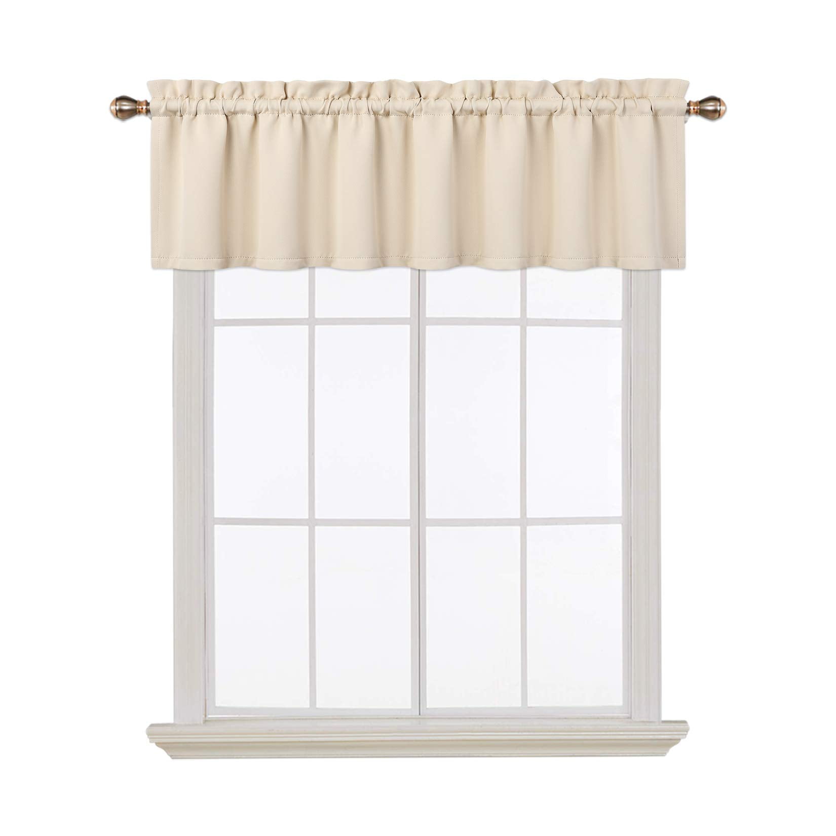 Click here for Ronshin Blackout Valances For Windows Living Room... prices