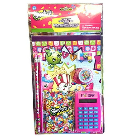 Shopkins 7piece Calculator Stationery Set | Walmart Canada