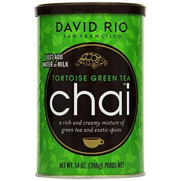 David Rio Tortoise Green Tea Chai, Powdered Tea, 14 Oz - Walmart.com