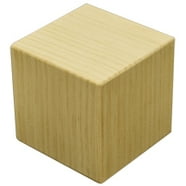 2” inch Wooden Cubes, Bag of 25 Unfinished Cubes, Wooden Square Baby ...