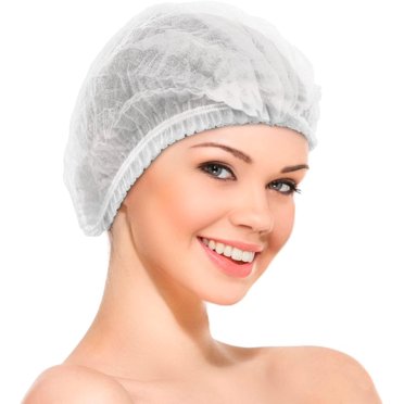 ProtectX Disposable Bouffant (Hair Net) Caps Hair Head Cover Nets 21 ...