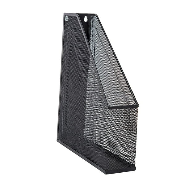 Magazine File Stand Holder Metal Folder Desk File Organizer Document ...