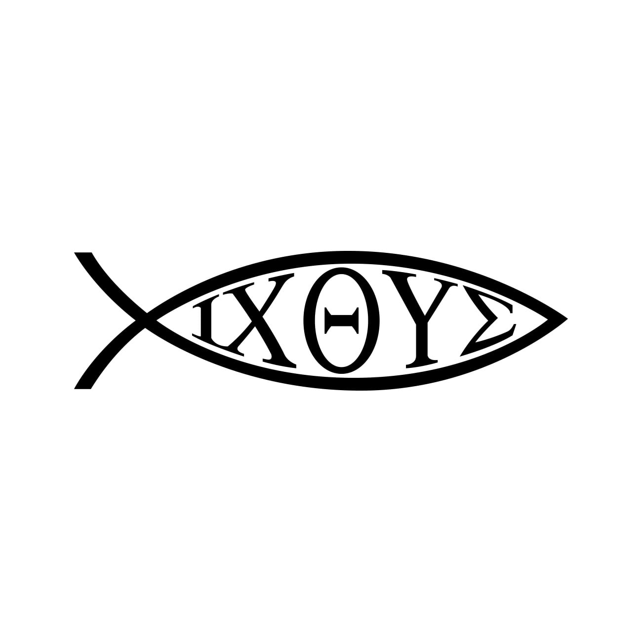 IXOYE Fish Sticker Decal Die Cut - Self Adhesive Vinyl - Weatherproof ...