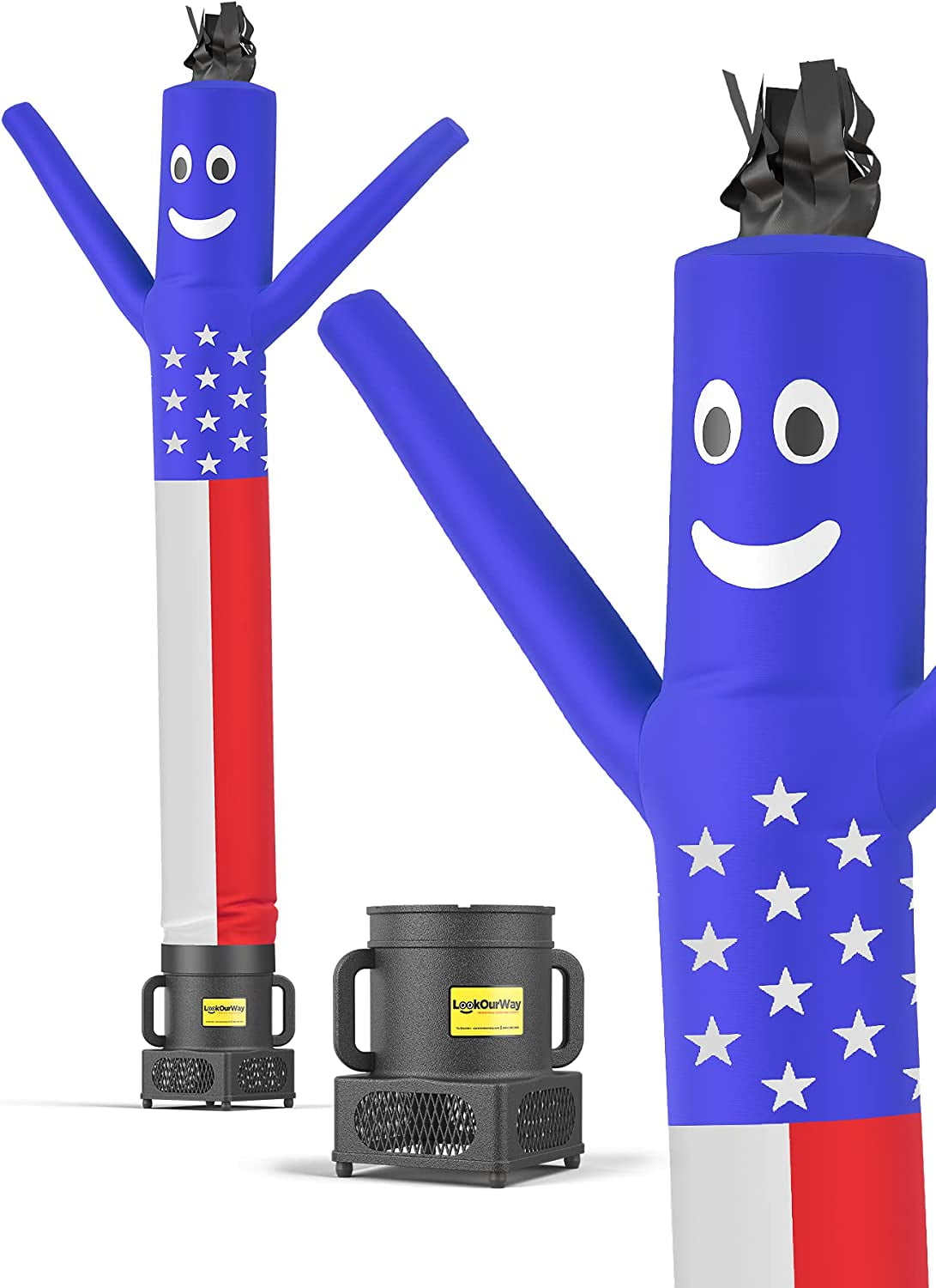 LookOurWay Air Dancers Inflatable Tube Man Set 6-Feet Wacky Waving ...