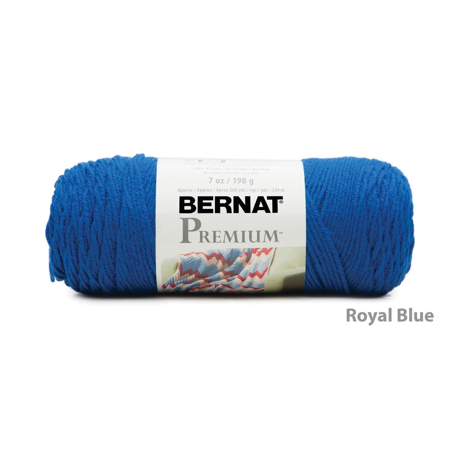 Bernat® Premium™ Yarn, Acrylic #4 Medium, 7oz/198g, 360 Yards, Acrylic ...