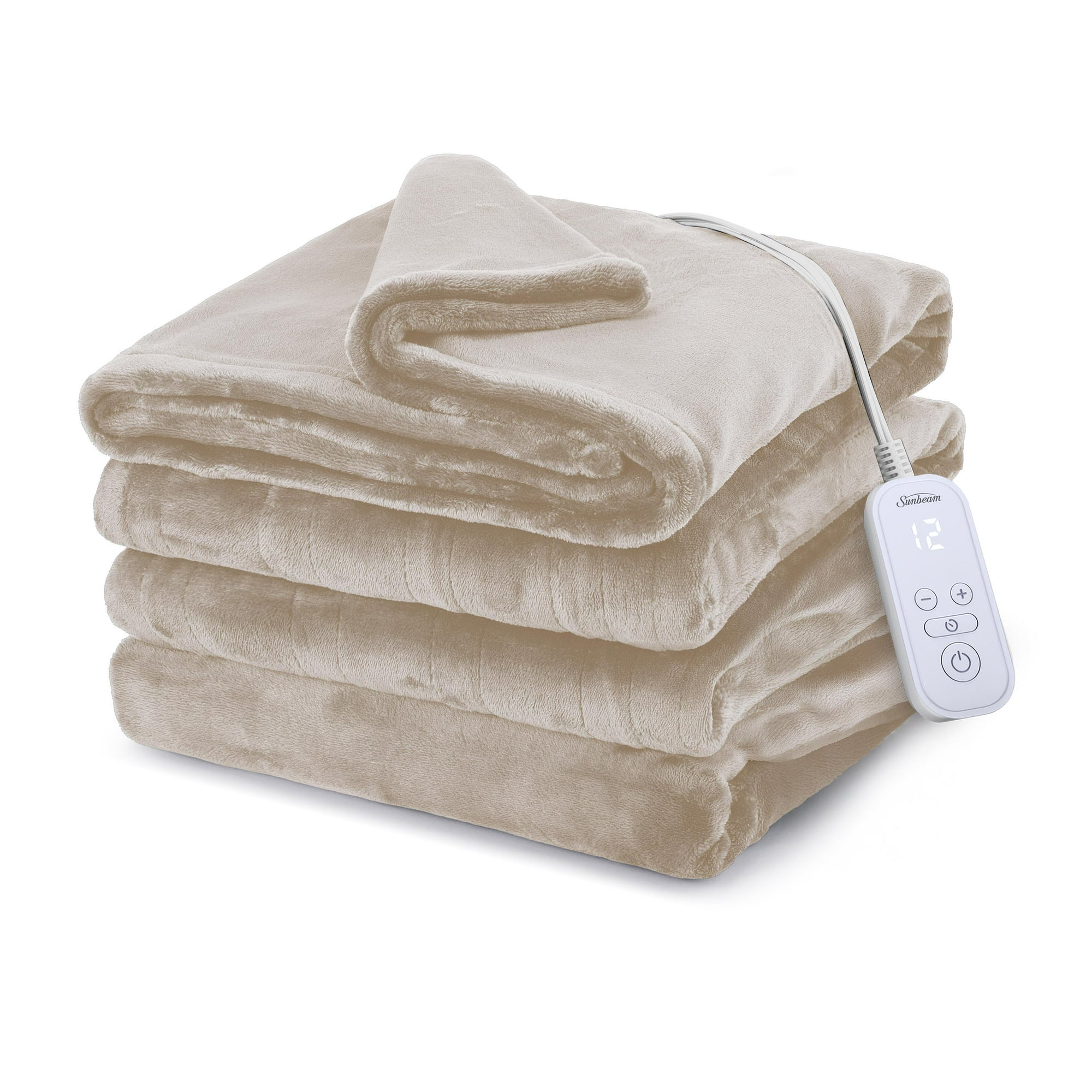 Click here for Sunbeam Electric Heated Blanket Velvet Texture 12... prices