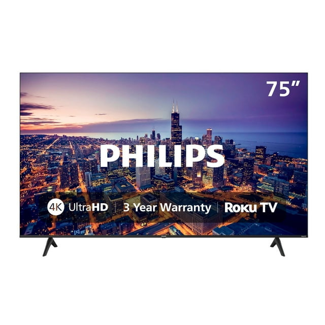 Philips 75" Class 6600 Series 4K UHD Roku Smart TV - Samsclub.com