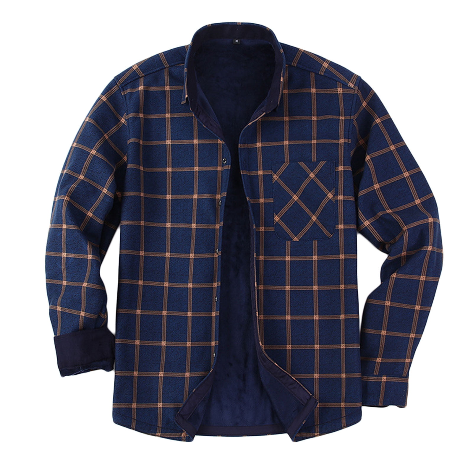 Click here for Kalauyu Mens Flannel Shirt Jacket Cotton Quilted L... prices
