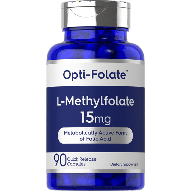L Methylfolate 15mg | 90 Capsules | Methyl Folate 5-MTHF | by Opti ...