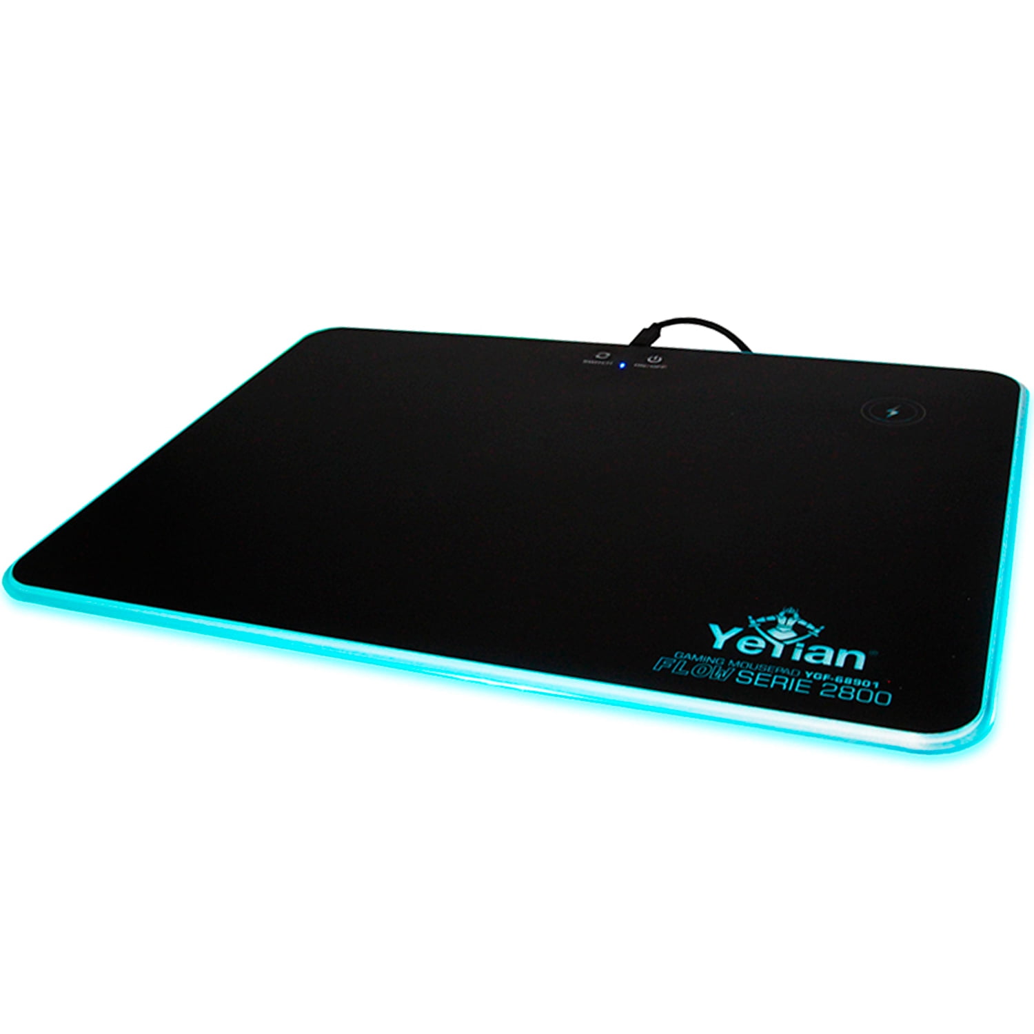 Mouse Pad gamer Yeyian FLOW 2800 Carga Inalambrica RGB YGF-68901 ...