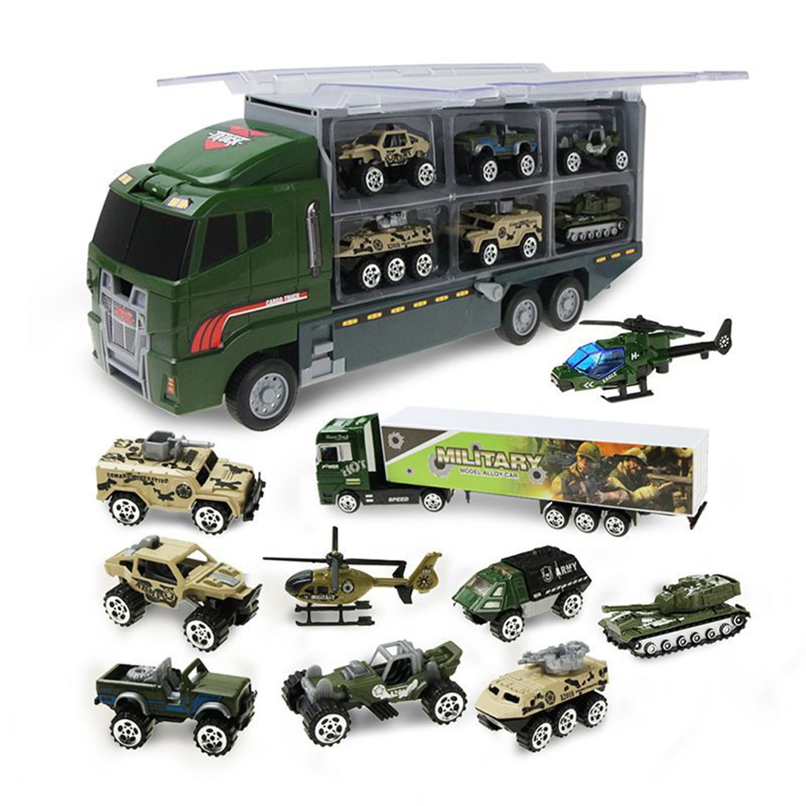 1 Set Mini Truck Model Real-looking Sturdy Structure Exquisite Handheld ...