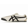 Onitsuka Tiger Men's Mexico 66 Cream Black Gold Running Shoes, from ...