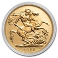 1988 Great Britain Gold £2 Double Sovereign Elizabeth II Proof ...