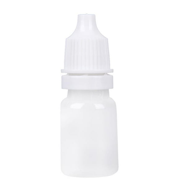 Peggybyg 100pcs 5ml Empty Eye Drop Bottle Squeezable Eye Liquid Dropper ...