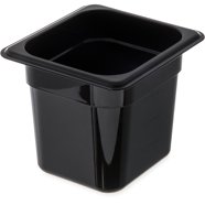 Carlisle CM110203 Coldmaster 1/3 Size Black Cold ABS Plastic Food Pan ...