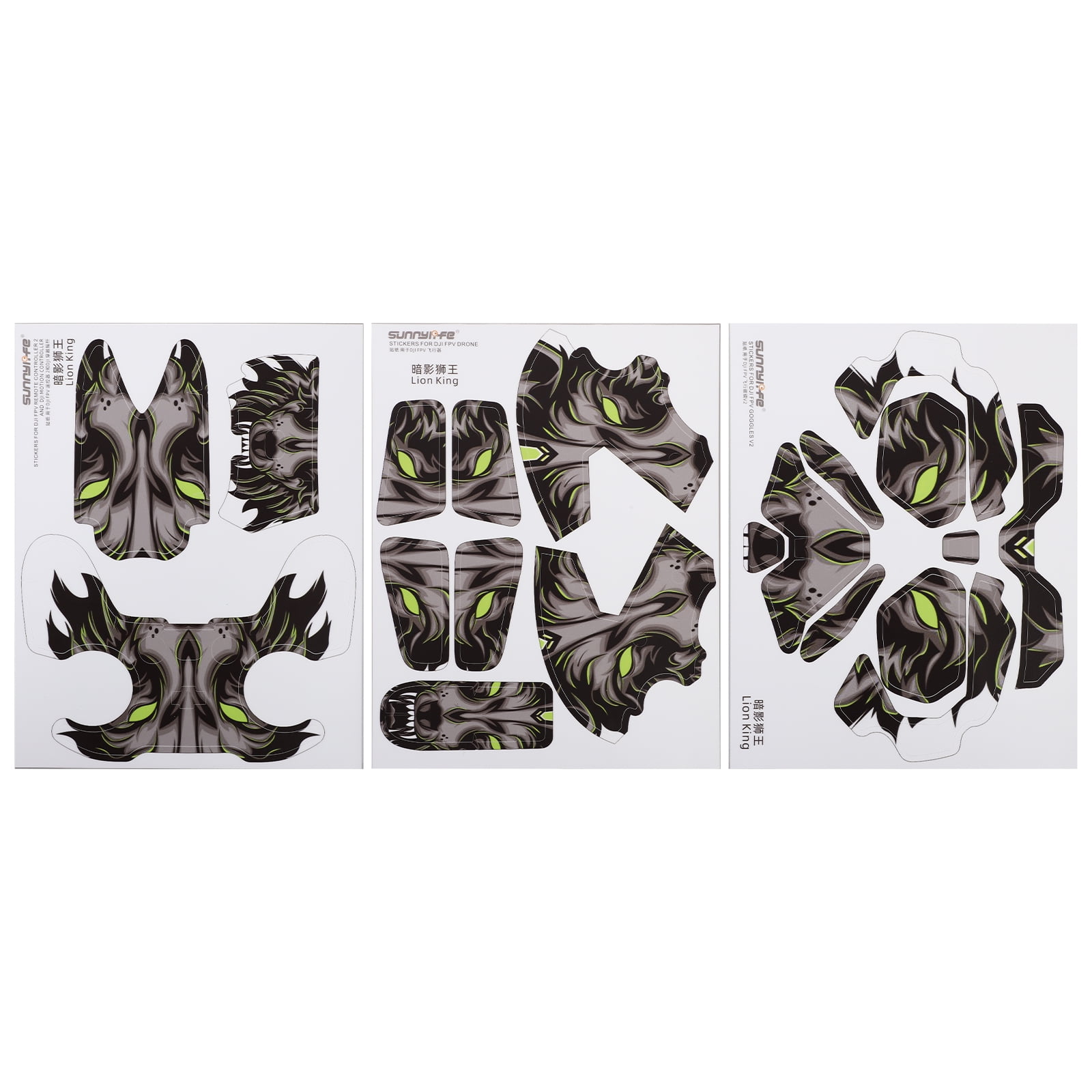 Fpv Drone Pvc Sticker 1 Set Creative FPV Drone Goggles V2 Remote ...