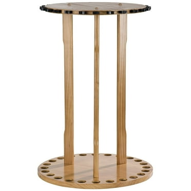 Organized Fishing 24-Rod Deluxe Round Floor Rack, Oak Finish - Walmart.com