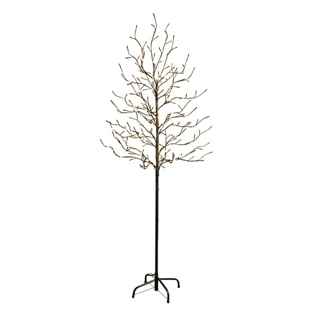 6-Foot Tall Electric City Lights Tree With 204 Warm White Lights and ...
