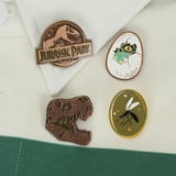 Jurassic Park Set of 4 Enamel Pins - Walmart.com