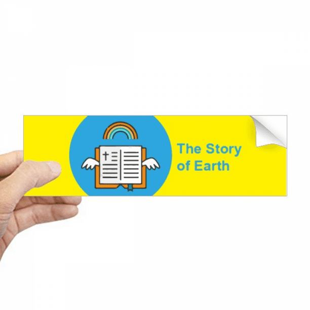 Earth Environmental Protect Green Rectangle Bumper Sticker Notebook ...