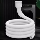 500cm White Drain Hose Pipe Inlet Extension Tube Drainpipe for Faucet ...