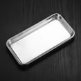 2Pack Small Tray Stainless Steel Tray With Seamless Tray And Moderate ...