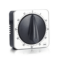 WEISIPU Kitchen Timer Egg Shaped Stainless Steel Cooking Timer ...