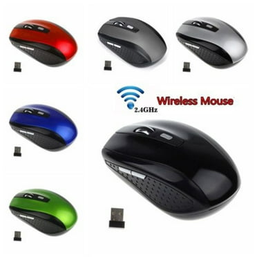 2.4GHz Wireless Mouse 1600DPI Optical Computer Cordless Office Mice ...