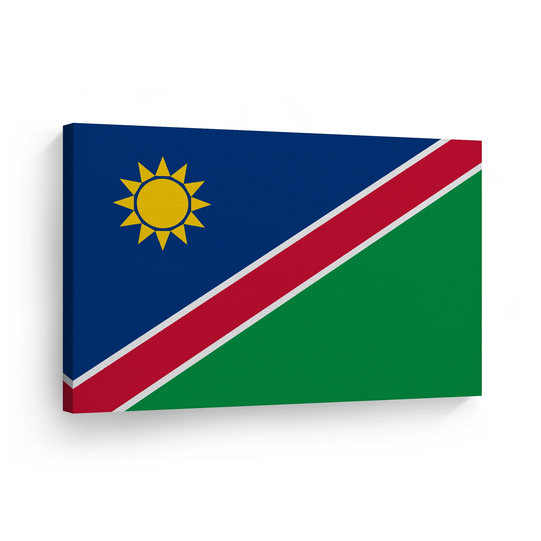 Smile Art Design Namibia Flag Canvas Wall Art Print Country Flags ...