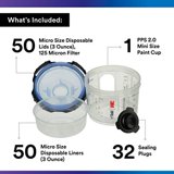 3M PPS Series 2.0 Spray Cup System Kit, 26328, Micro (3 fl oz, 90 mL ...