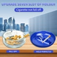 3Pcs Assorted Colors Ashtray Sets, Ash Tray for Cigarettes and Cigar ...