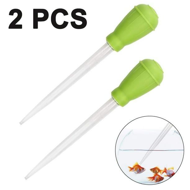 30ml Fish Tank Water Changer Aquarium Dropper 2-Pack Manual Aquarium ...
