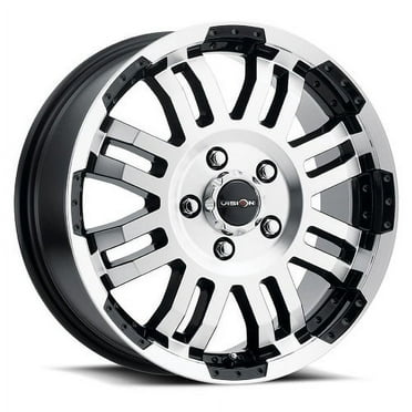 20x8.25 Fuel Off-Road D868 Arc Black Milled DUALLY REAR Wheel 8x6.5 ...