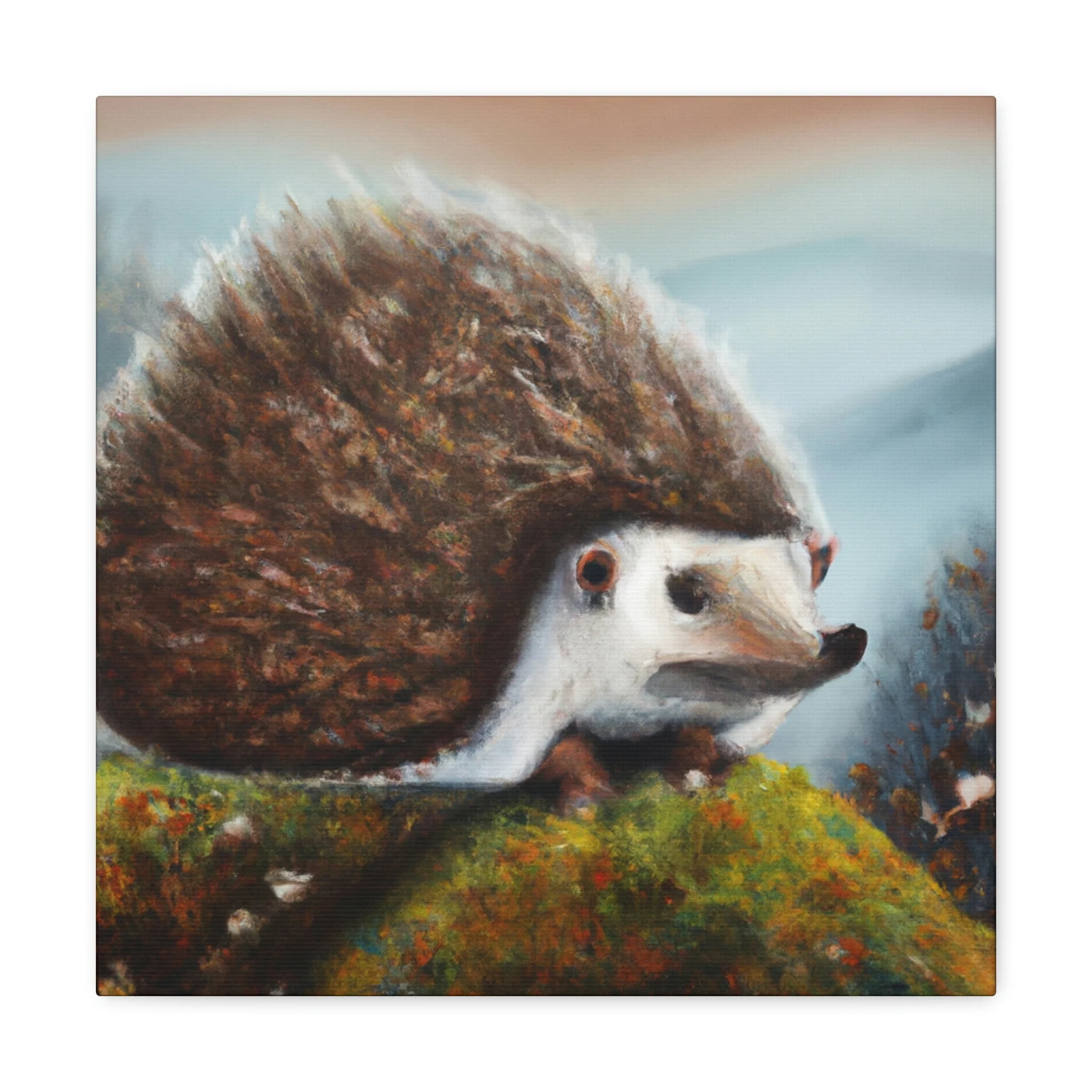 Hedgehog in Baroque - Canvas - Walmart.com