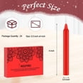 24 Pack Black & Red Spell Chime Candles 4 inch for Rituals/Birthday ...