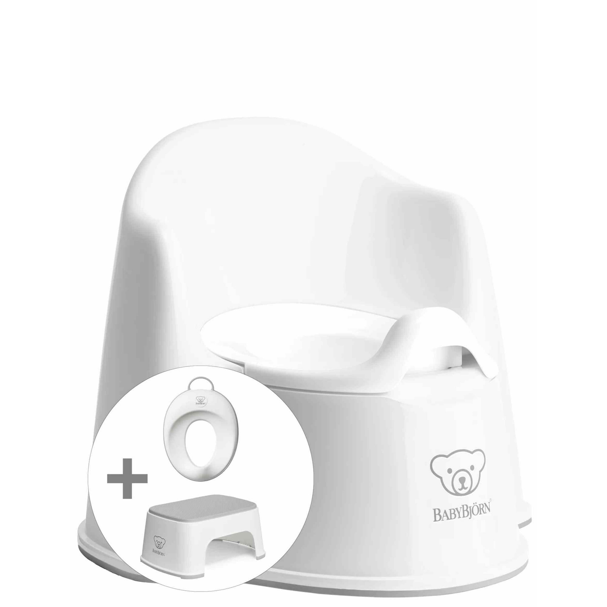 Click here for Babybjörn Babybjorn Potty Training Bundle  White/G... prices