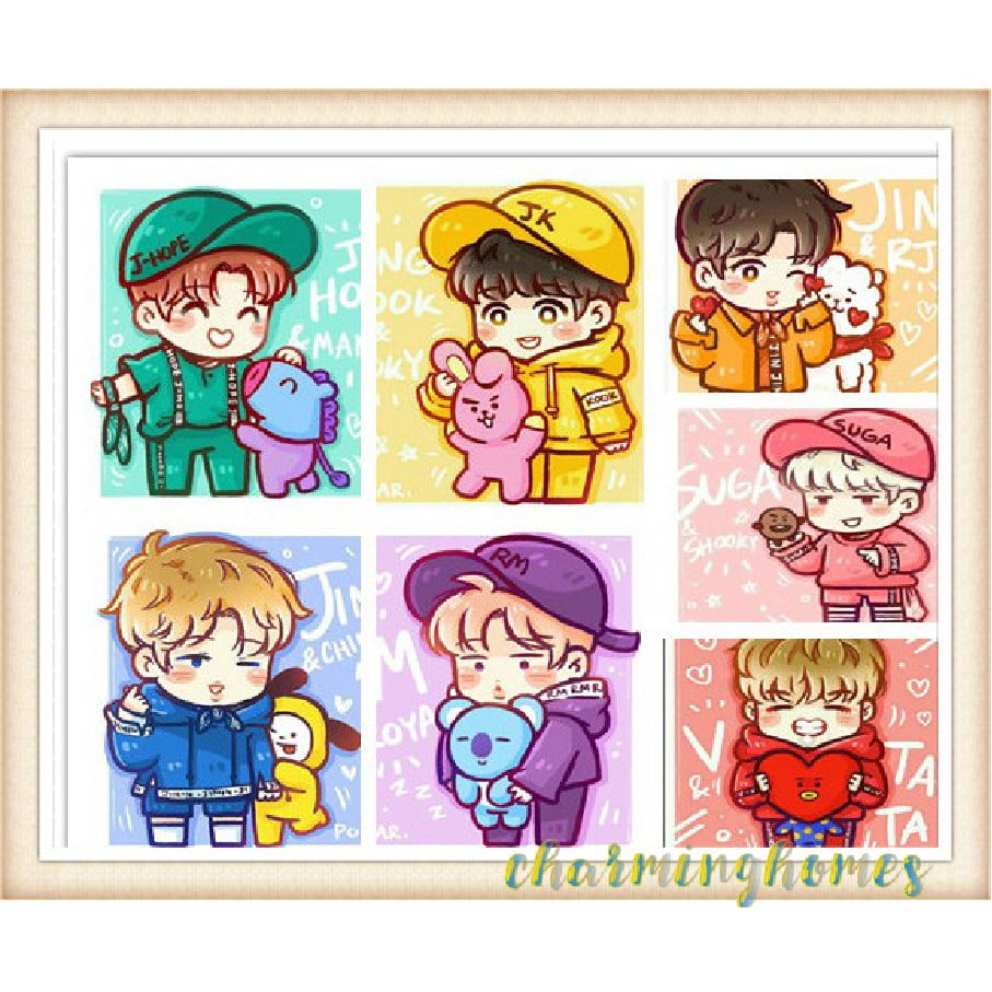 Bts Cartoon Version